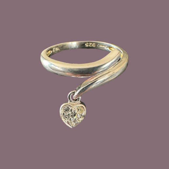 Avon | Jewelry | Vintage Avon 925 Rj Bypass Ring | Poshmark